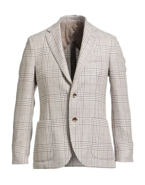 LARDINI Blazer Taupe Size Wool, Alpaca Wool, Silk