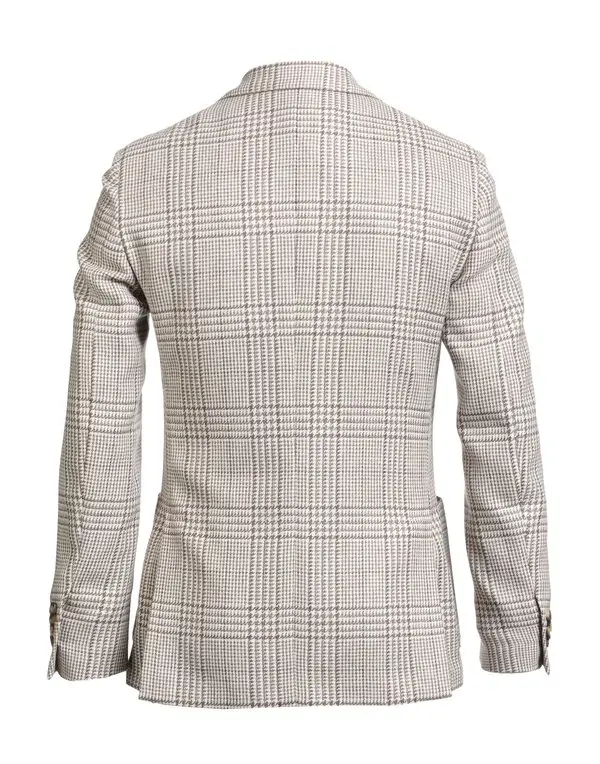 LARDINI Blazer Taupe Size Wool, Alpaca Wool, Silk