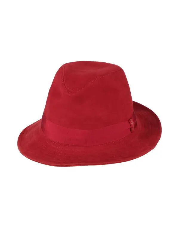 Borsalino Hat Brick Size Leather