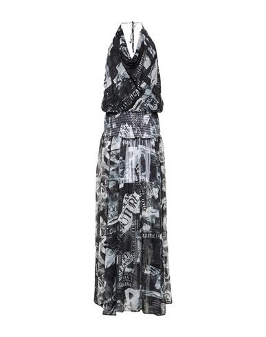 Versace Maxi Dress Size Polyester - Black