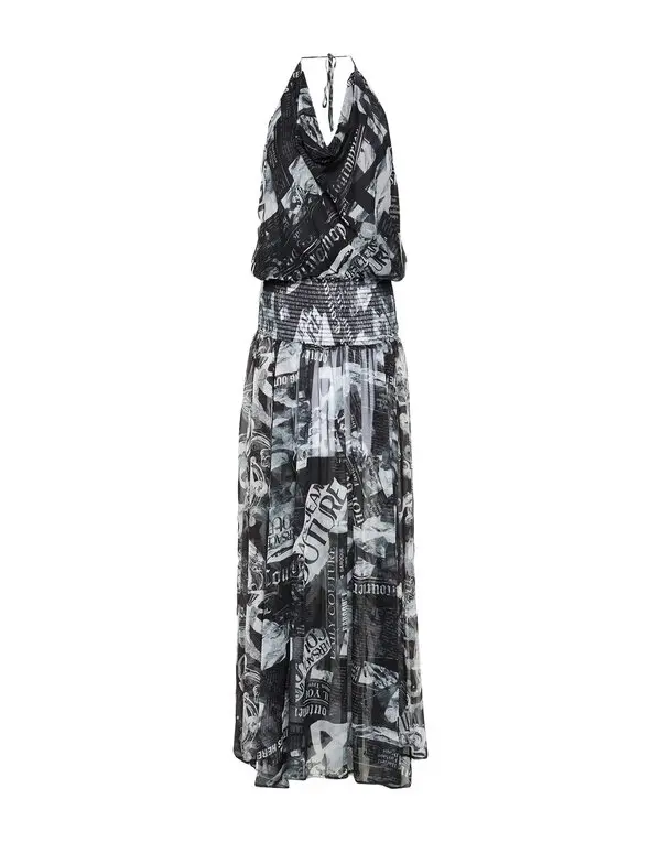 Versace Printed Chiffon Maxi Dress