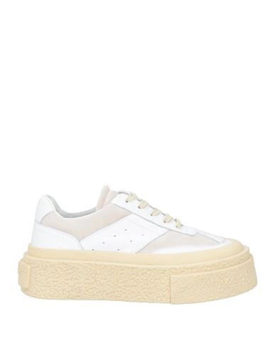 MAISON MARGIELA Sneakers Size Leather - White