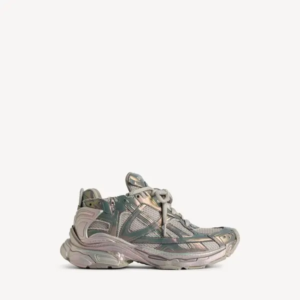 Balenciaga Runner Iridescent Sneaker - Beige