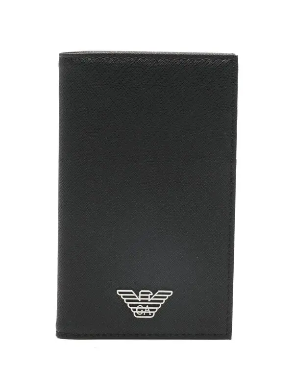 Emporio Armani Wallet Leather "gianni - Black