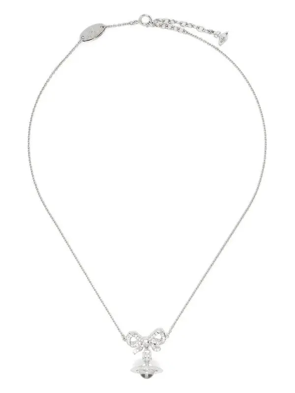 VIVIENNE WESTWOOD Necklace Bow Pendant "octavie - Metallic