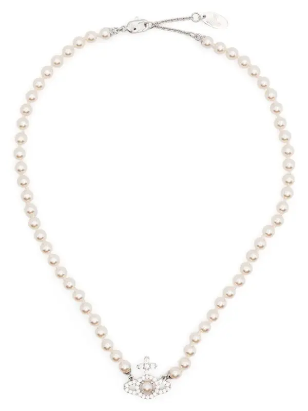 VIVIENNE WESTWOOD Necklace Cross "olympia - Metallic