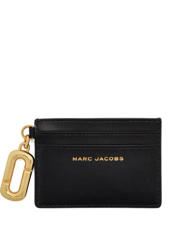 Marc Jacobs Wallet With Key Chain "the Card Case" Pop J Marc Slg - Black