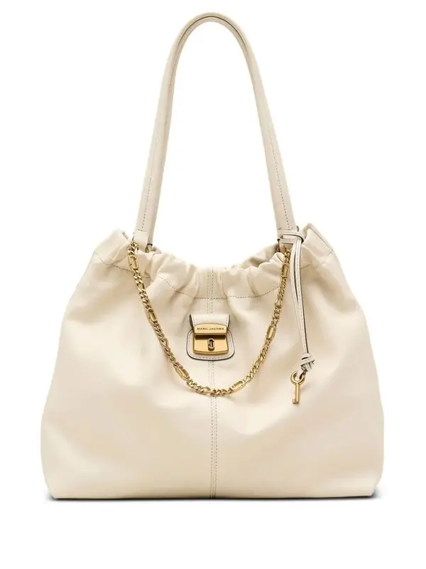 Marc Jacobs Handbag Gold Chain "the Tote Cristina - White