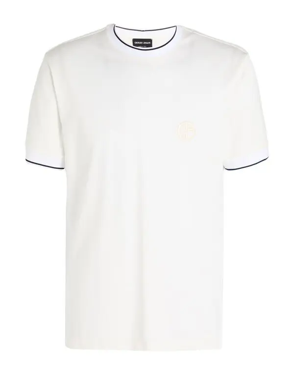 Giorgio Armani T-shirt Size Cotton, Silk, Viscose, Polyester