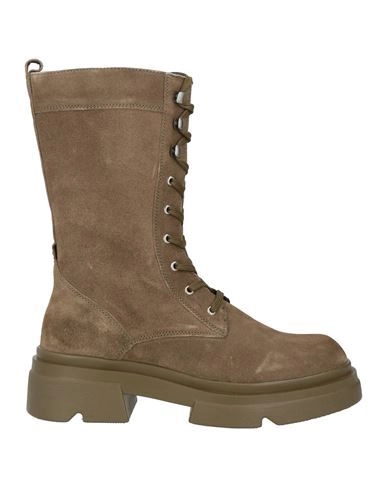 EMANUELLE VEE Ankle Boots Military Size Leather - Green