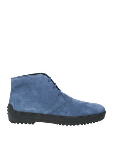 TOD'S Ankle Boots Size Leather - Light Blue