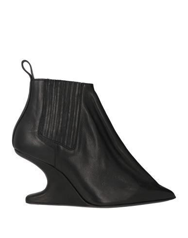 Rick Owens Ankle Boots Size Leather - Black