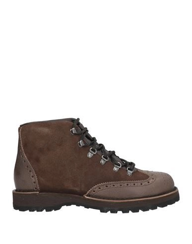 Diemme Chocolate Leather Ankle Boots