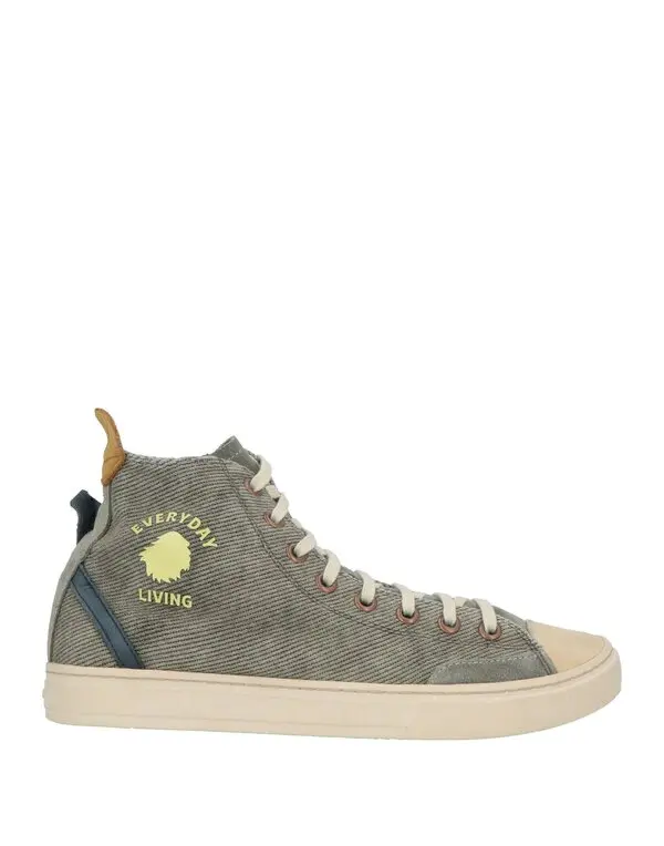SATORISAN High-top Sneakers With Suede Trims