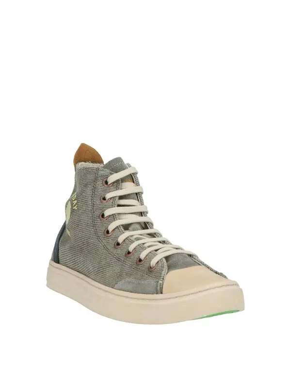 SATORISAN High-top Sneakers With Suede Trims