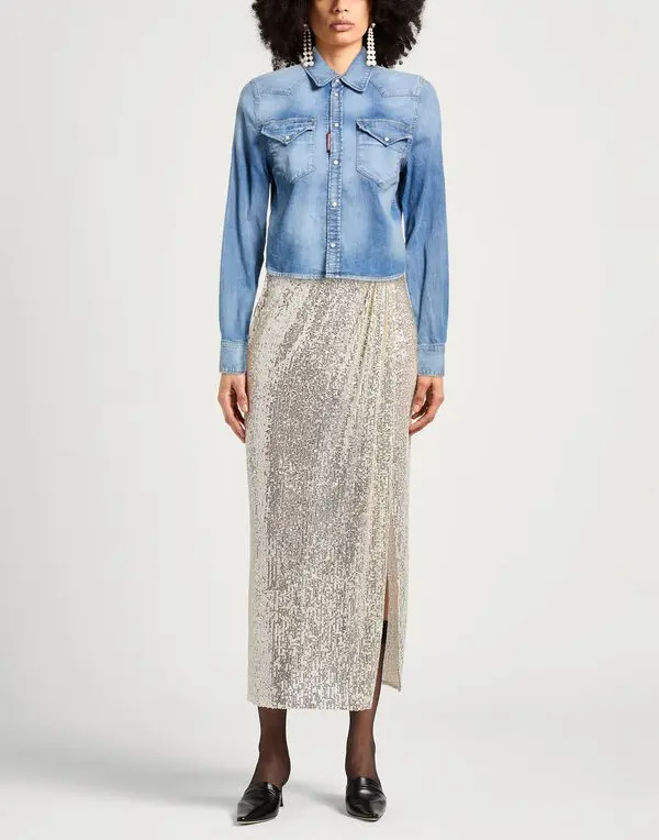 Dsquared2 Cotton Elastane Denim Shirt