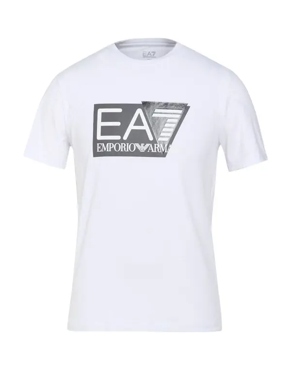EA7 T-shirt Size Cotton, Elastane
