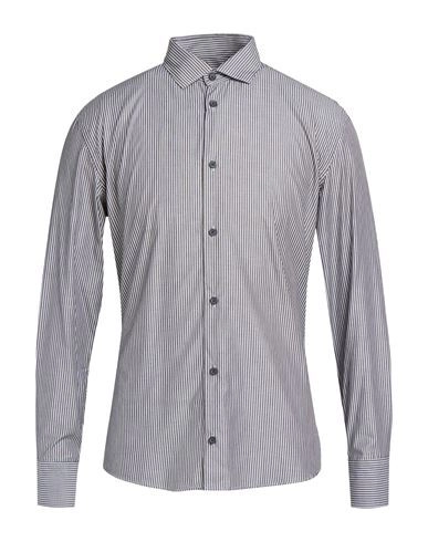 GAZZARRINI Shirt Charcoal Size Cotton