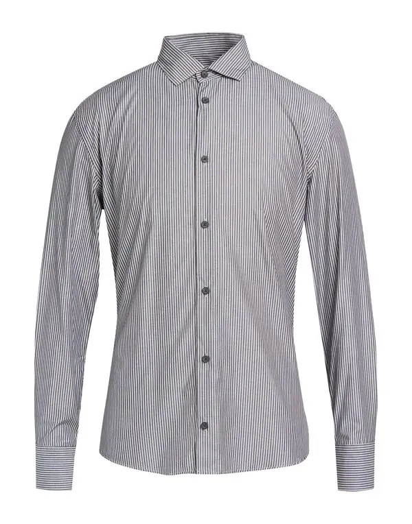 GAZZARRINI Shirt Charcoal Size Cotton