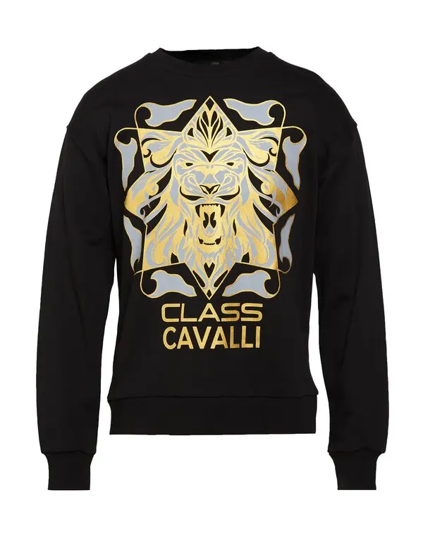 Roberto Cavalli Sweatshirt Size Cotton - Black