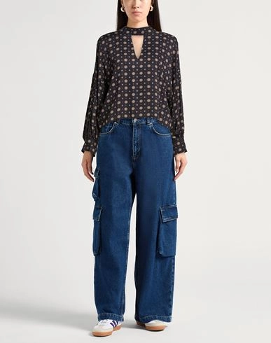 KAOS Midnight Viscose Bow Blouse