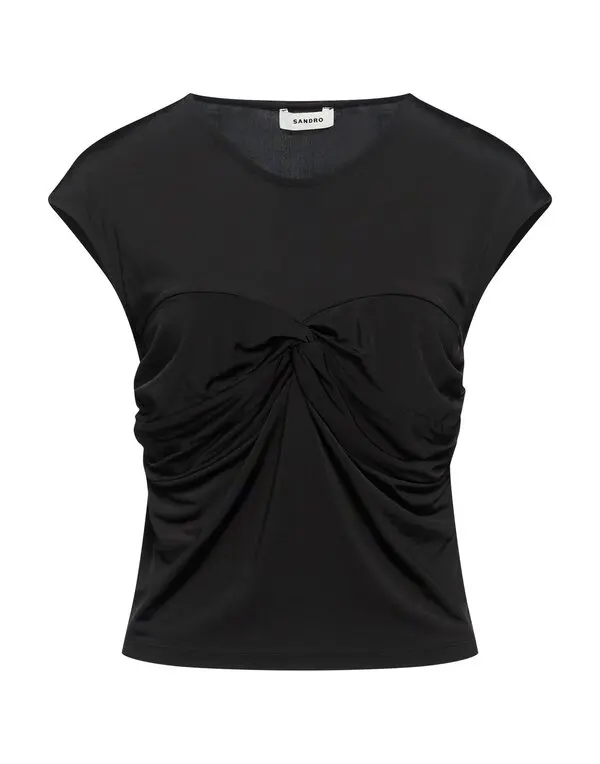 Sandro Top Size Viscose, Elastane