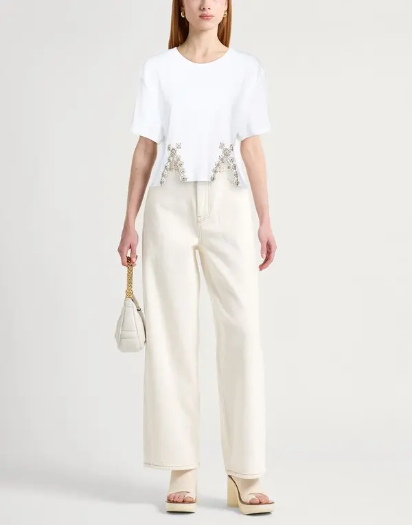 Sandro T-shirt Size Cotton, Polyester