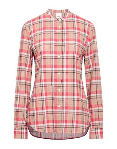 Aspesi Tartan Pattern Cotton Shirt - Light Brown