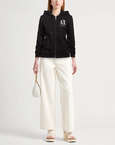 Armani Exchange Cotton French Terry Zip-up Hoodie With Embroidered Logo