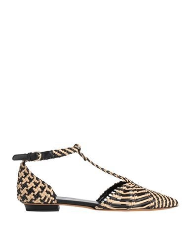 Ulla Johnson Ballet Flats Size Textile Fibers - Black