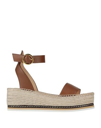 ODISSI Espadrilles Calfskin Wedge Sandals