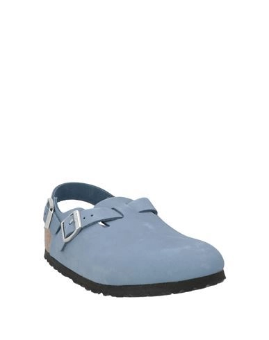 BIRKENSTOCK Leather Clogs - Blue