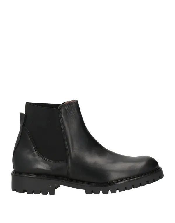 CALPIERRE Leather Chelsea Boots - Black
