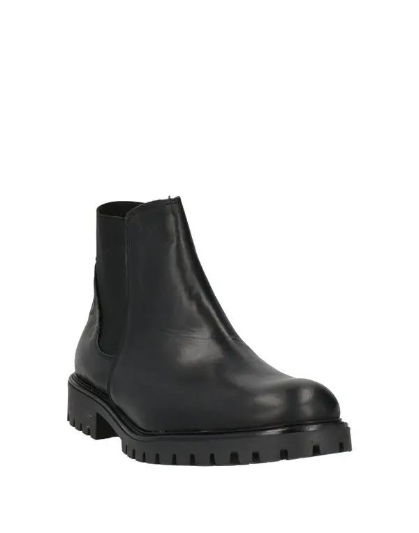 CALPIERRE Leather Chelsea Boots - Black