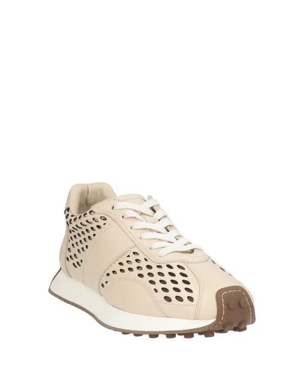 TOD'S Leather Perforated Low-top Sneakers