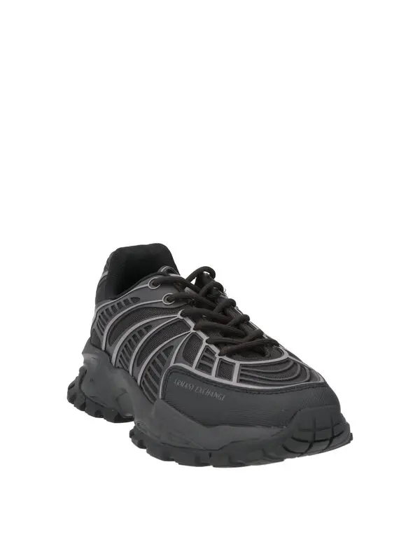 Armani Exchange Sneakers Size Polyester, Polyurethane