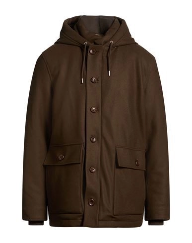 Sandro Coat Size Wool, Polyamide, Cashmere - Brown
