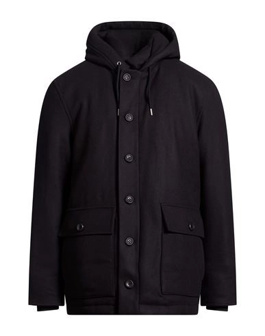 Sandro Coat Size Wool, Polyamide, Cashmere - Navy