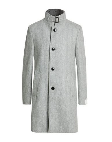 BALDESSARINI Coat Size Wool, Polyamide - Light Grey