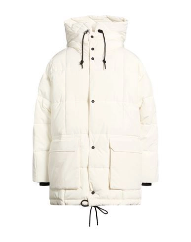 Armani Exchange Quilted Puffer Coat - White