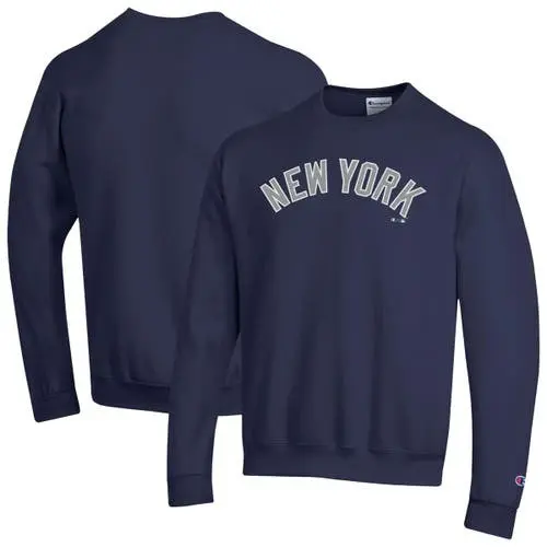 Champion New York Yankees Powerblend Wordmark Sweatshirt