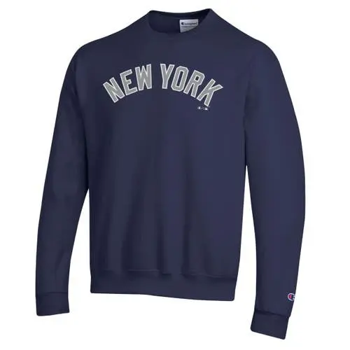 Champion New York Yankees Powerblend Wordmark Sweatshirt