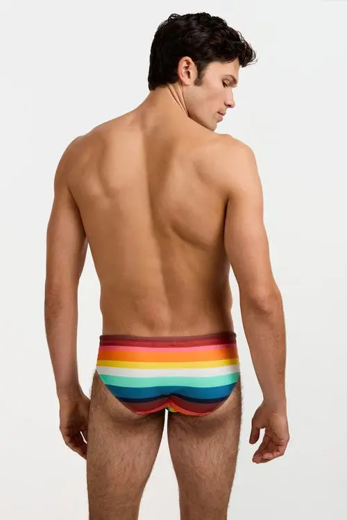Mr Turk Bondi Stripe Swim Brief