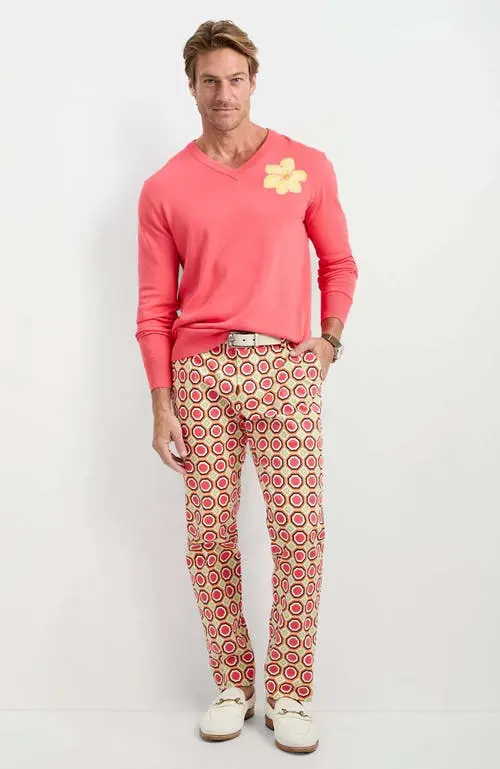 Mr Turk Clyde Slim Trouser Herringbone - Salerno