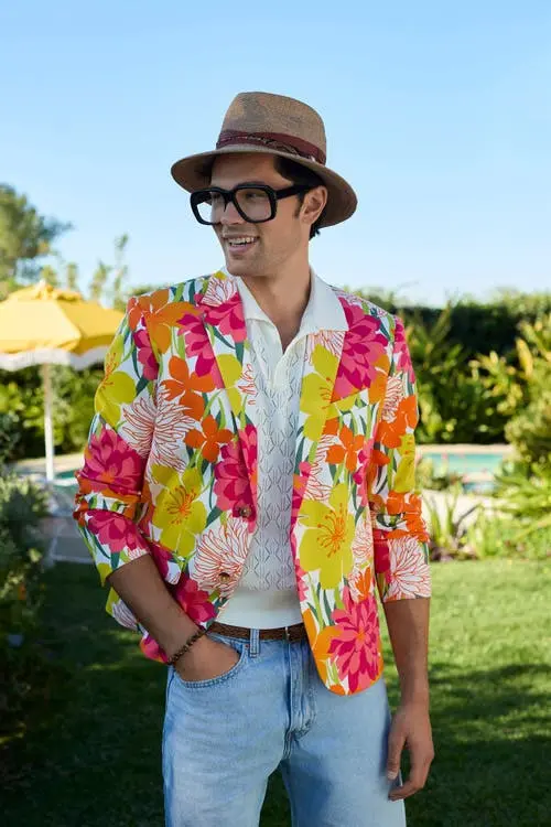Trina Turk Thurston Blazer Herringbone