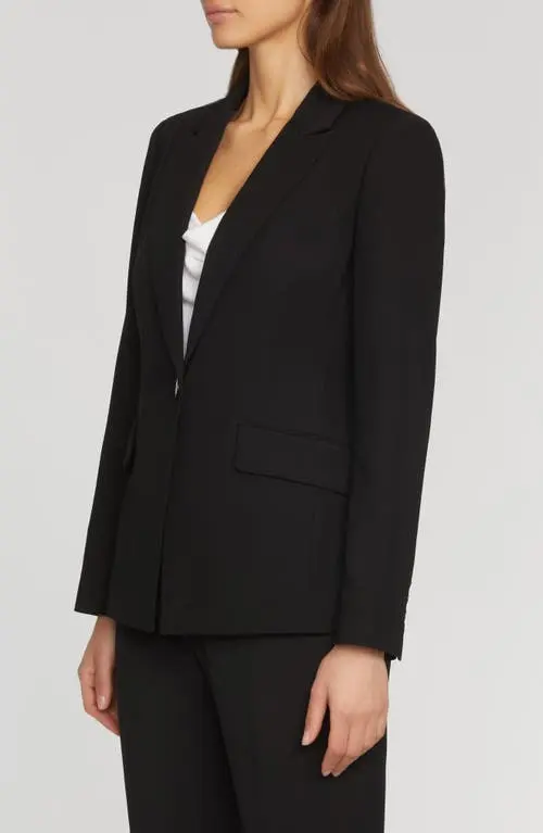 Elie Tahari The Sylvie One-button Blazer