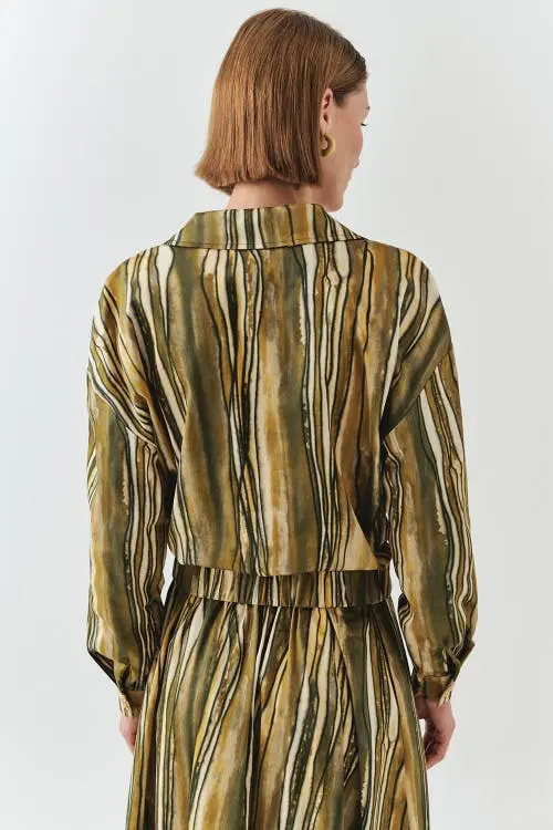 EXQUISE Melina Striped Jacket
