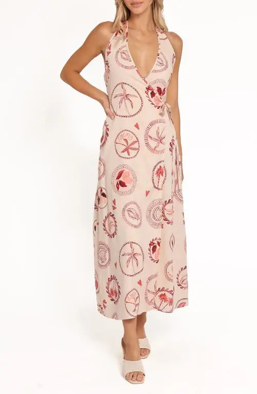 PETAL & PUP Sierra Wrap Dress - Vacay Print