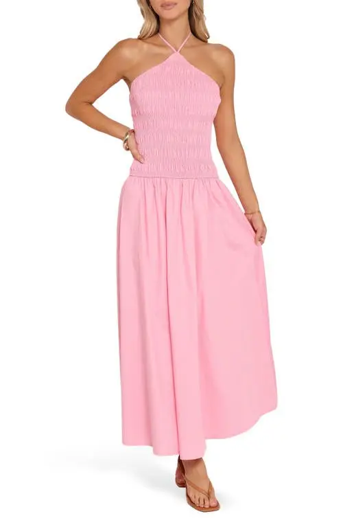 PETAL & PUP Aradia Halter Maxi Dress