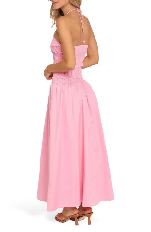 PETAL & PUP Aradia Halter Maxi Dress